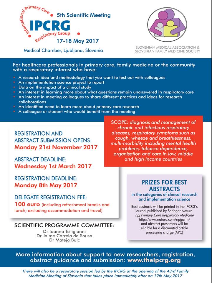 IPCRG 5th Scientific meeting – GRESP